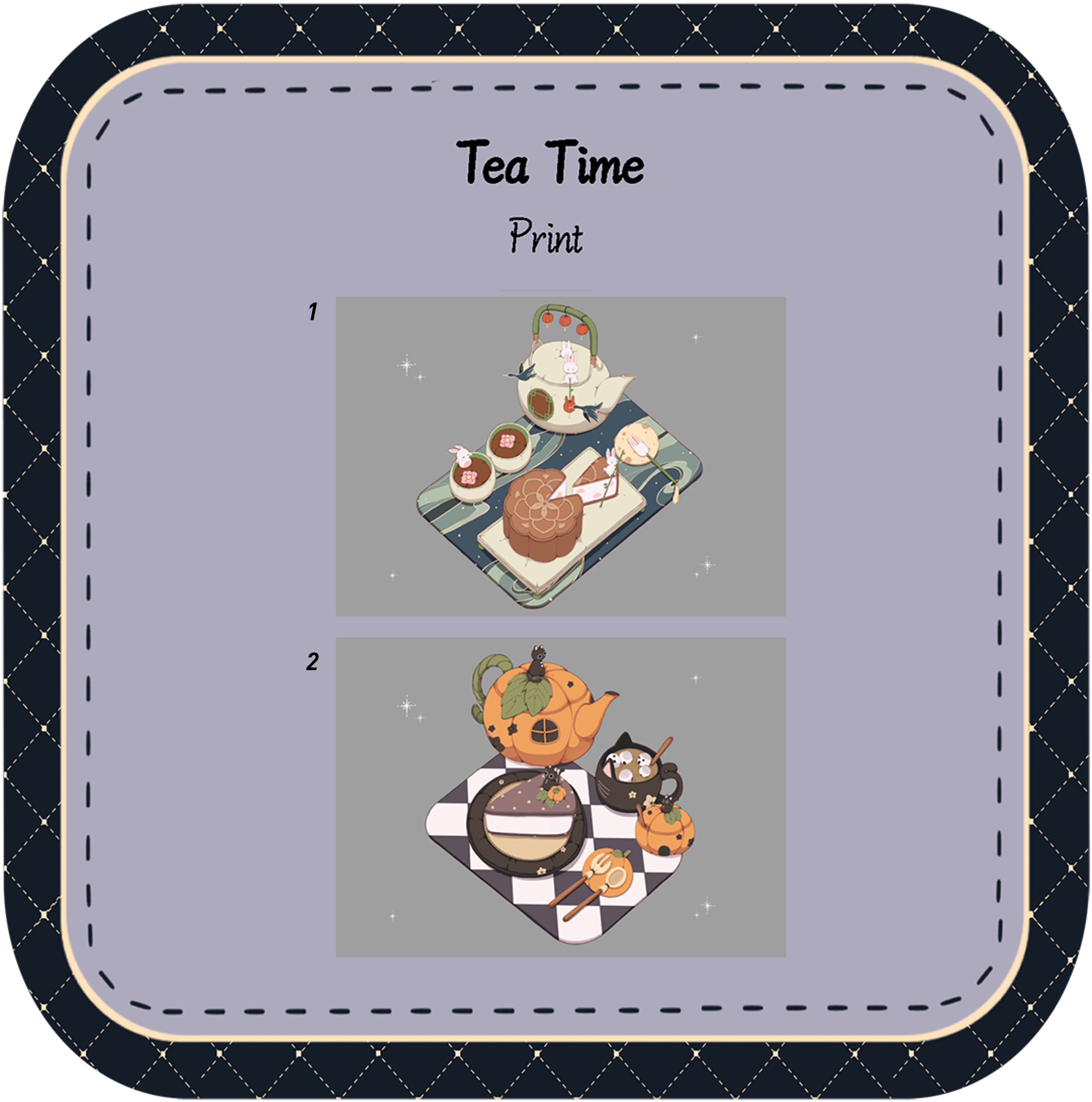Tea Time Print [2 Designs] – chub.my