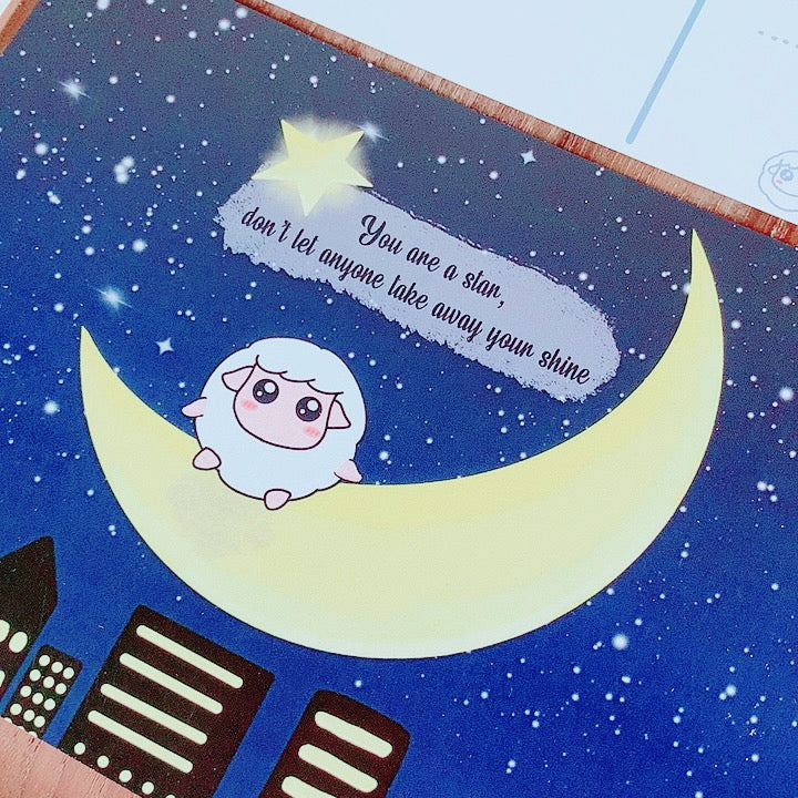 Bloomallow | You are a star motivational postcard – chub.my