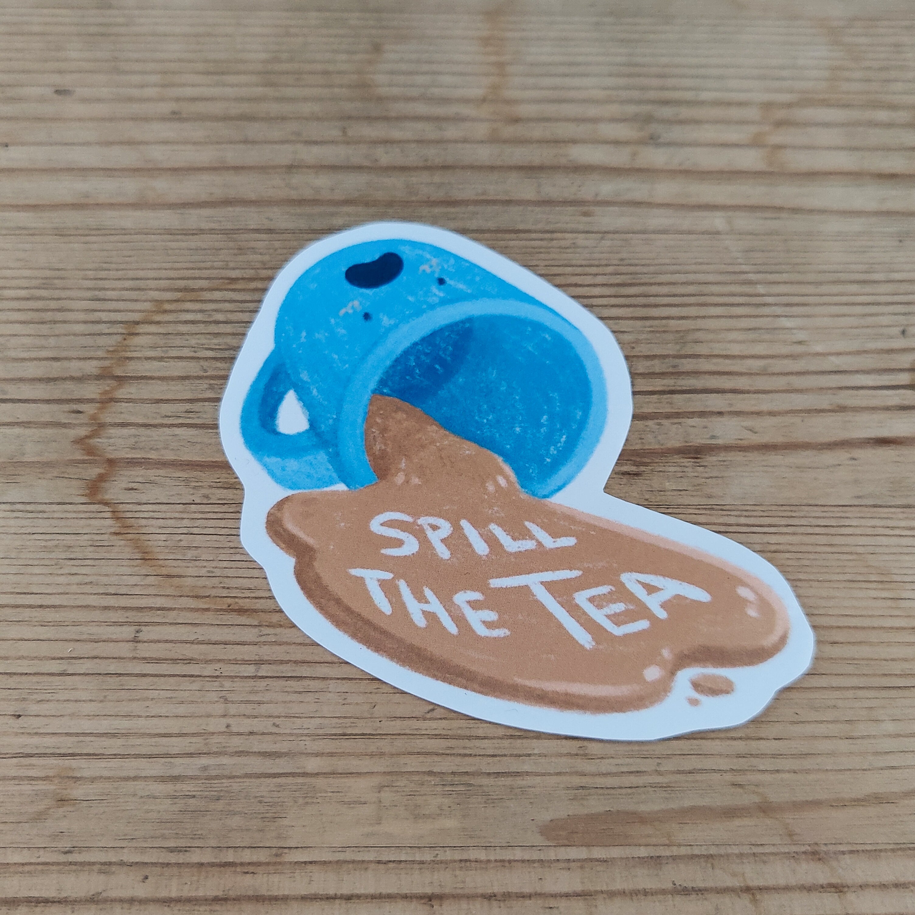 Weiliwonka Sticker Flake - Spill the Tea – chub.my