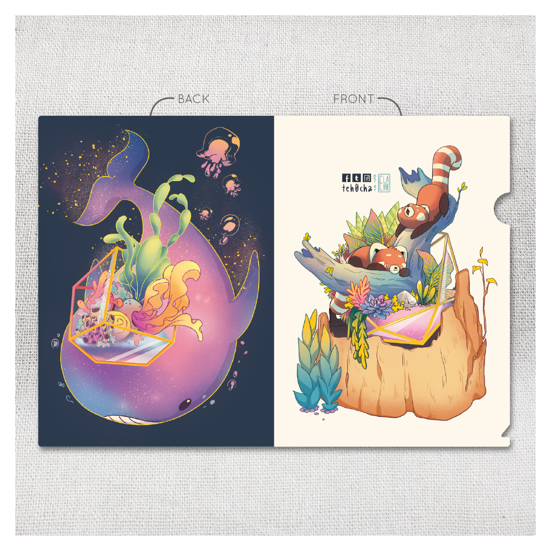 Terrarium Animals A4 Folder – chub.my