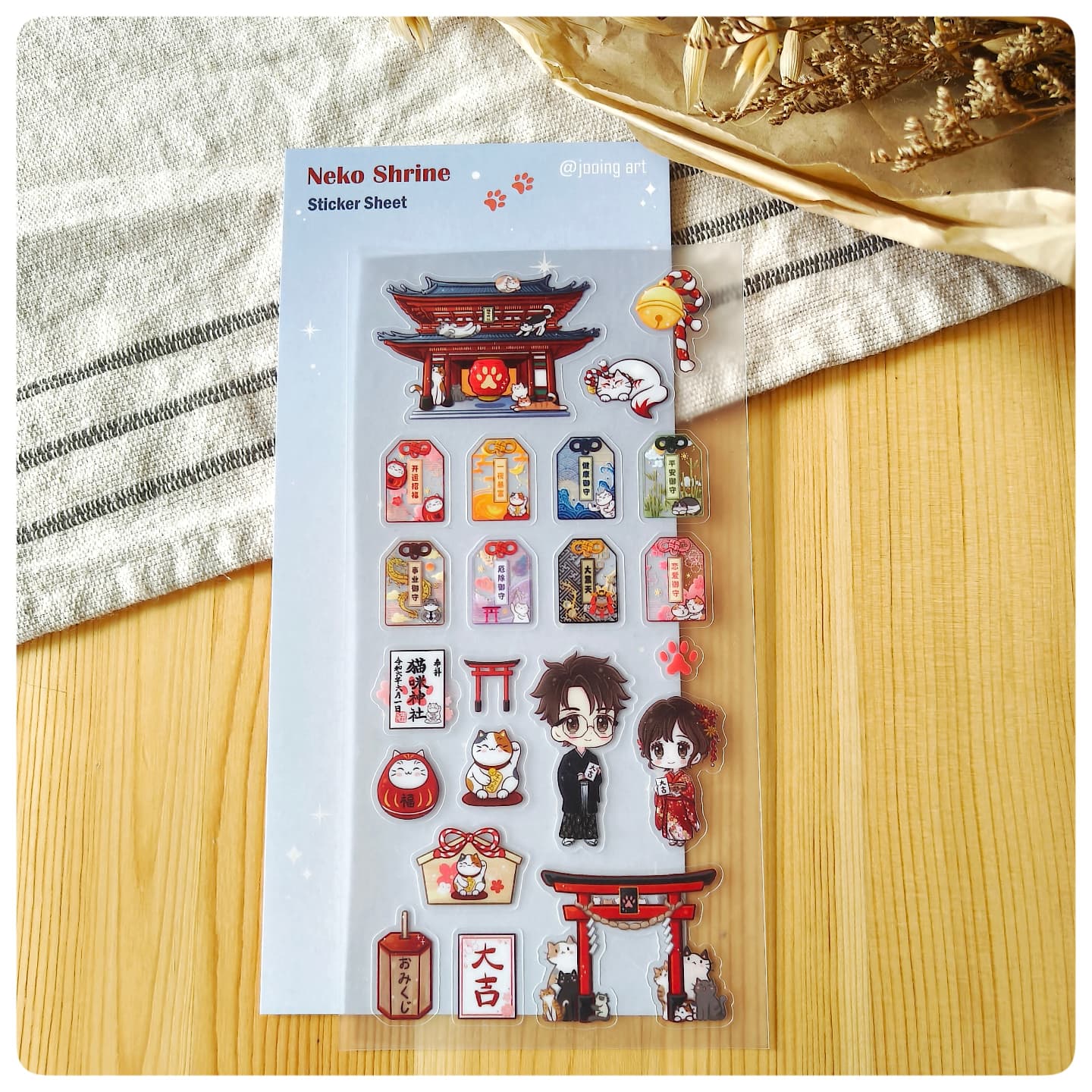 Sticker Sheet - Neko Shrine – chub.my