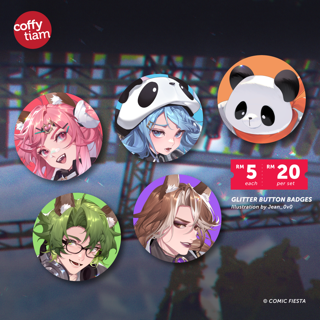 Comic Fiesta 2023 - Button Badge [5 Designs] – chub.my