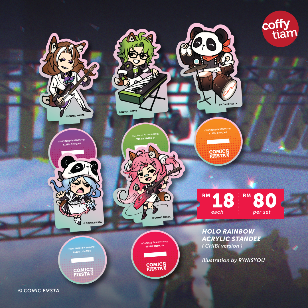 Comic Fiesta 2023 - Acrylic Standee - Chibi [5 Designs] – chub.my