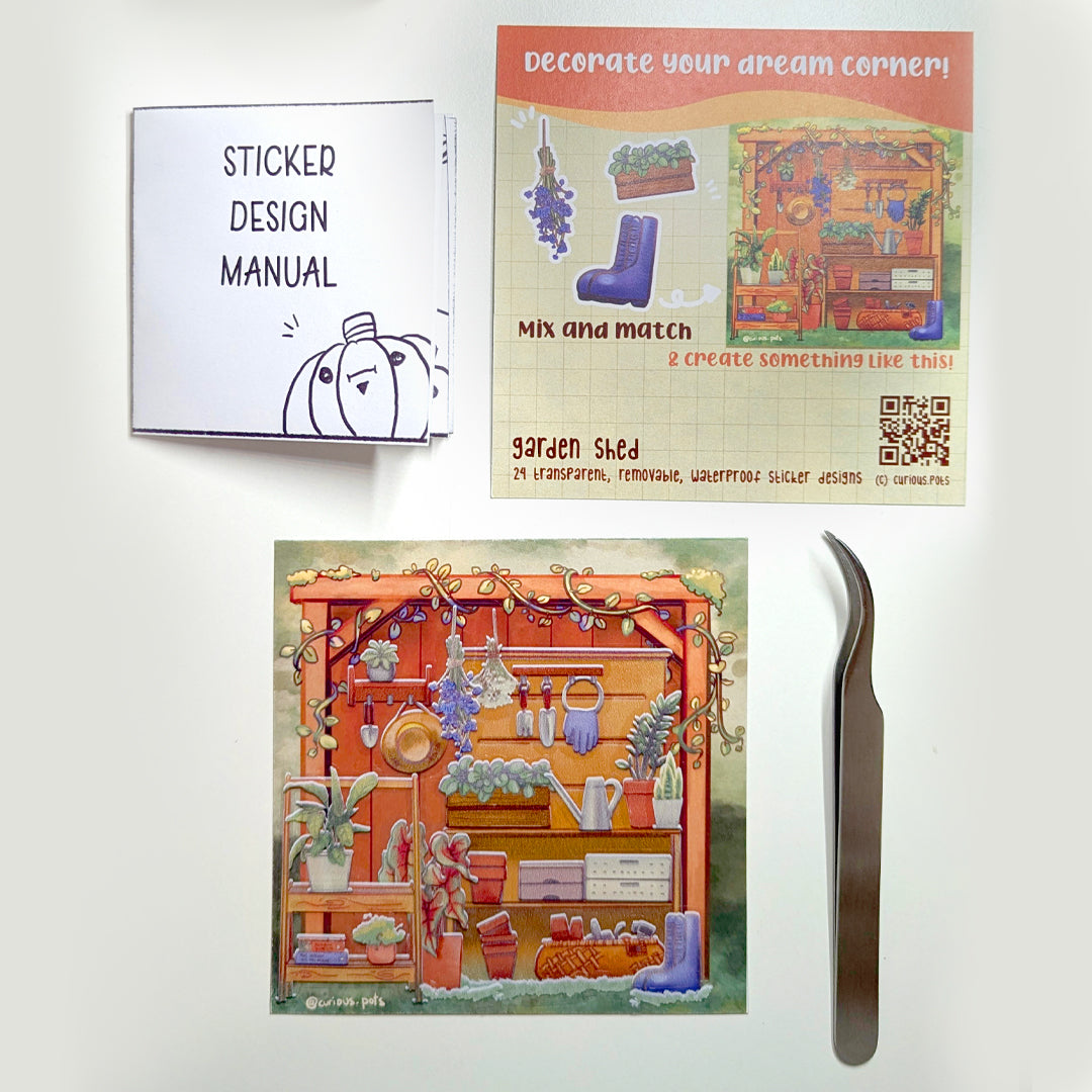 DIY Garden Shed Sticker Pack – chub.my