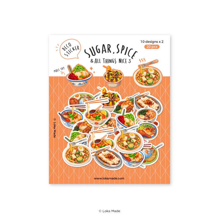 Sugar, Spice & All Things Nice 3 - Deco Sticker – chub.my