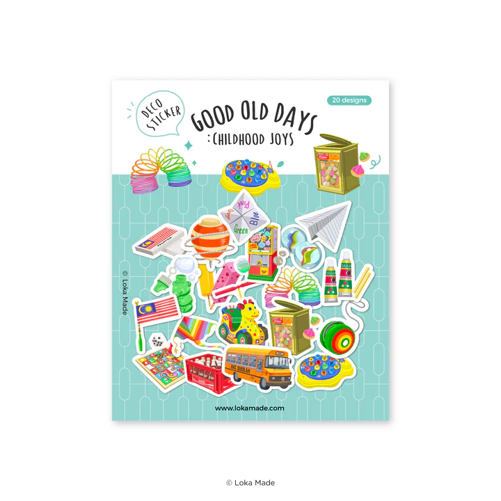 Good Old Days: Childhood Joys - Deco Sticker – chub.my