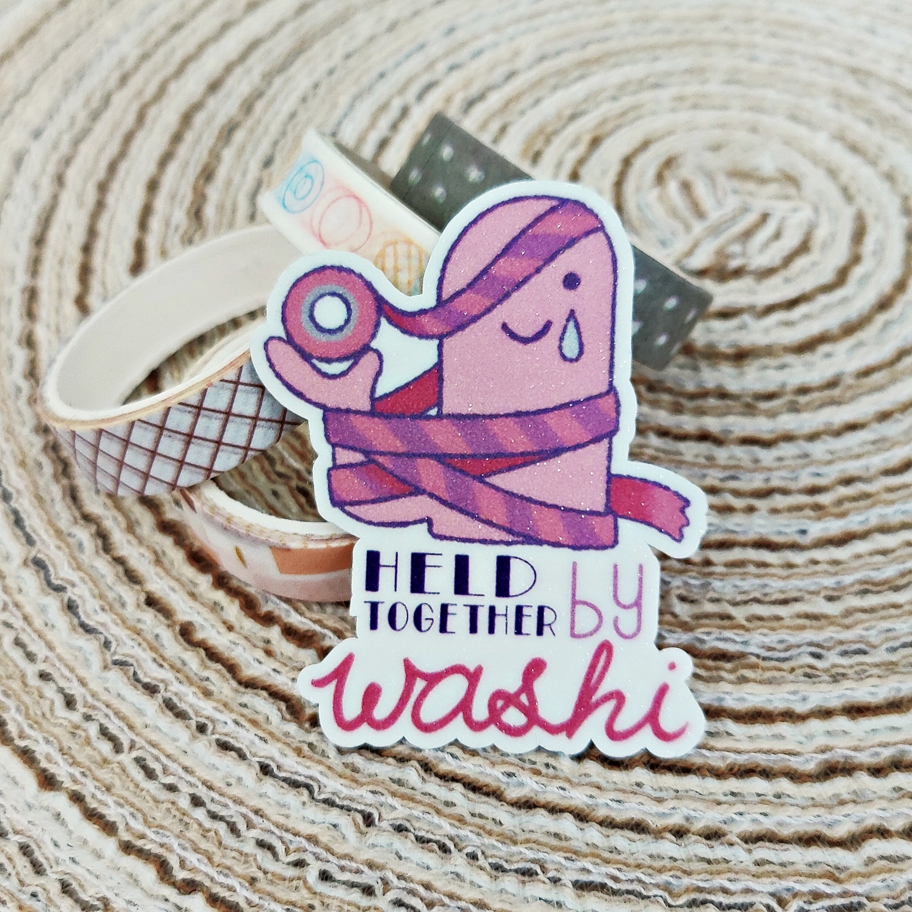 Held Together by Washi Sticker – chub.my