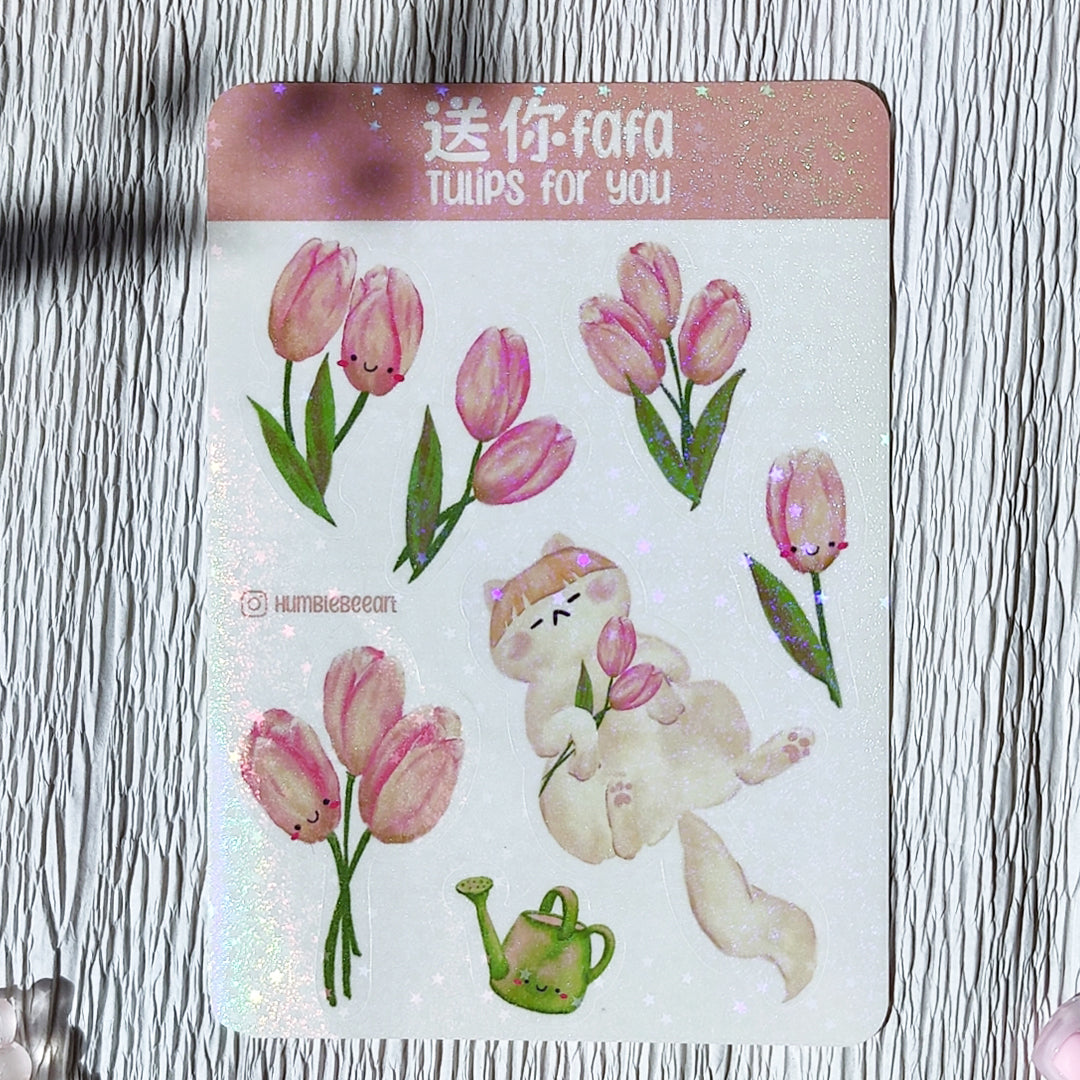 Tulips For You Sticker Sheet – chub.my