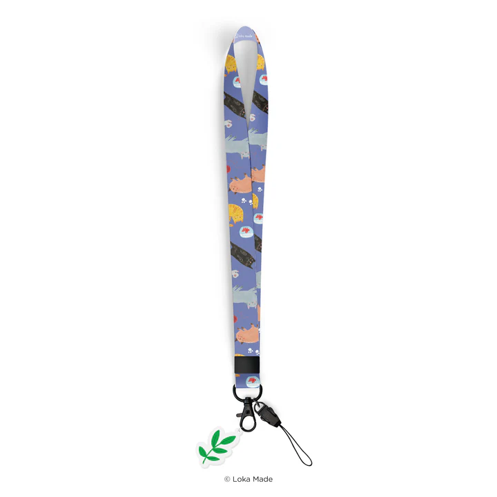 Ken Smiths x Loka Made 'Playful Cat' - Lanyard – chub.my
