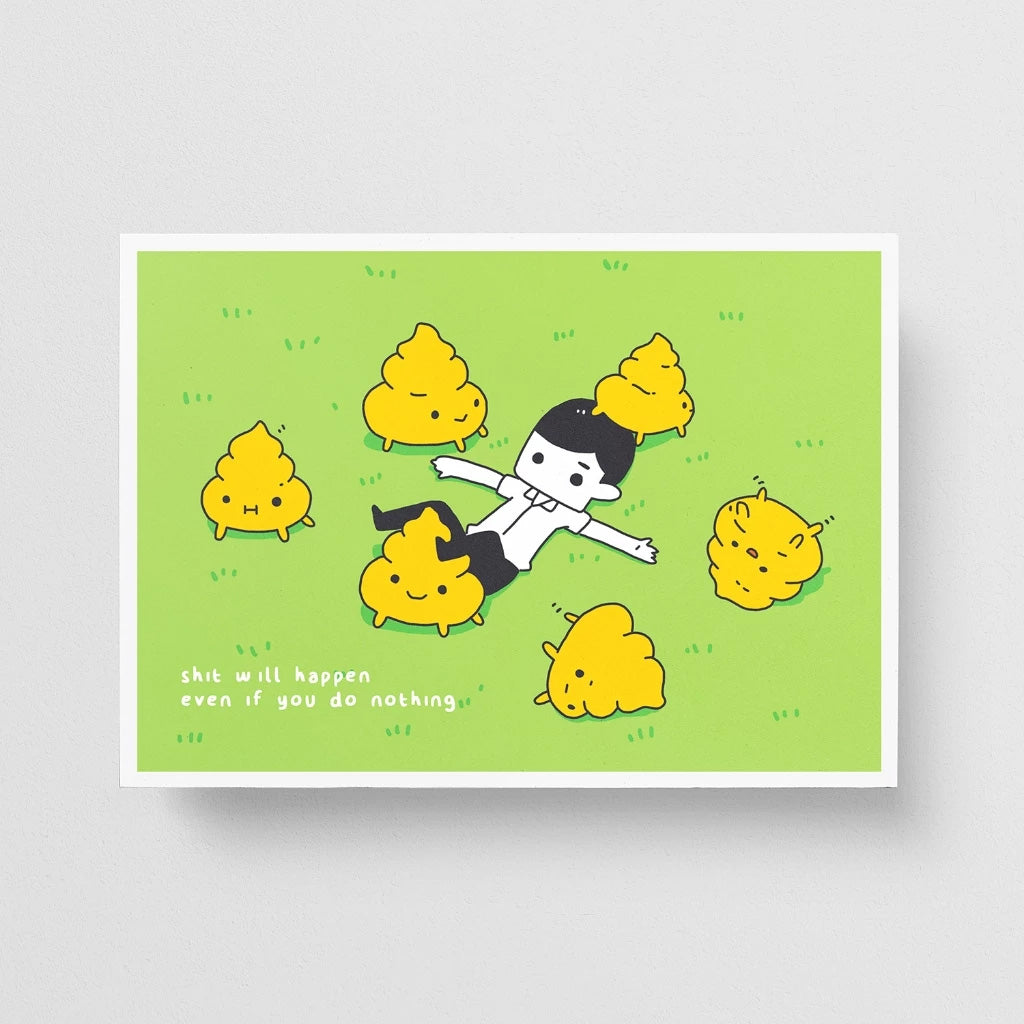 Nothingwejun | Lying with Shit Creatures A6 Print – chub.my