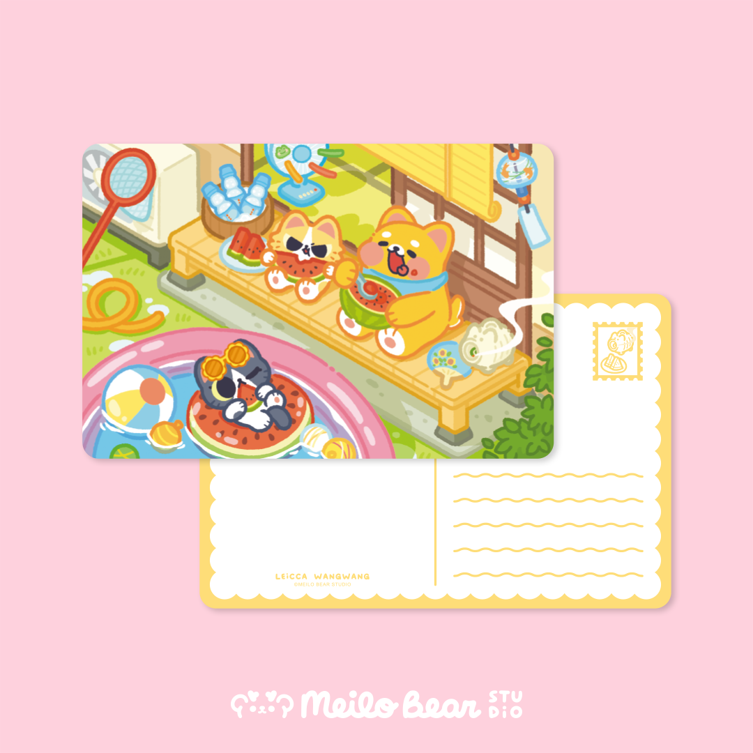 Postcard - Summer Watermelon – chub.my