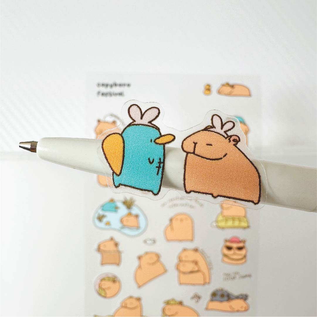 Capybara Festival - Sticker Sheet – chub.my