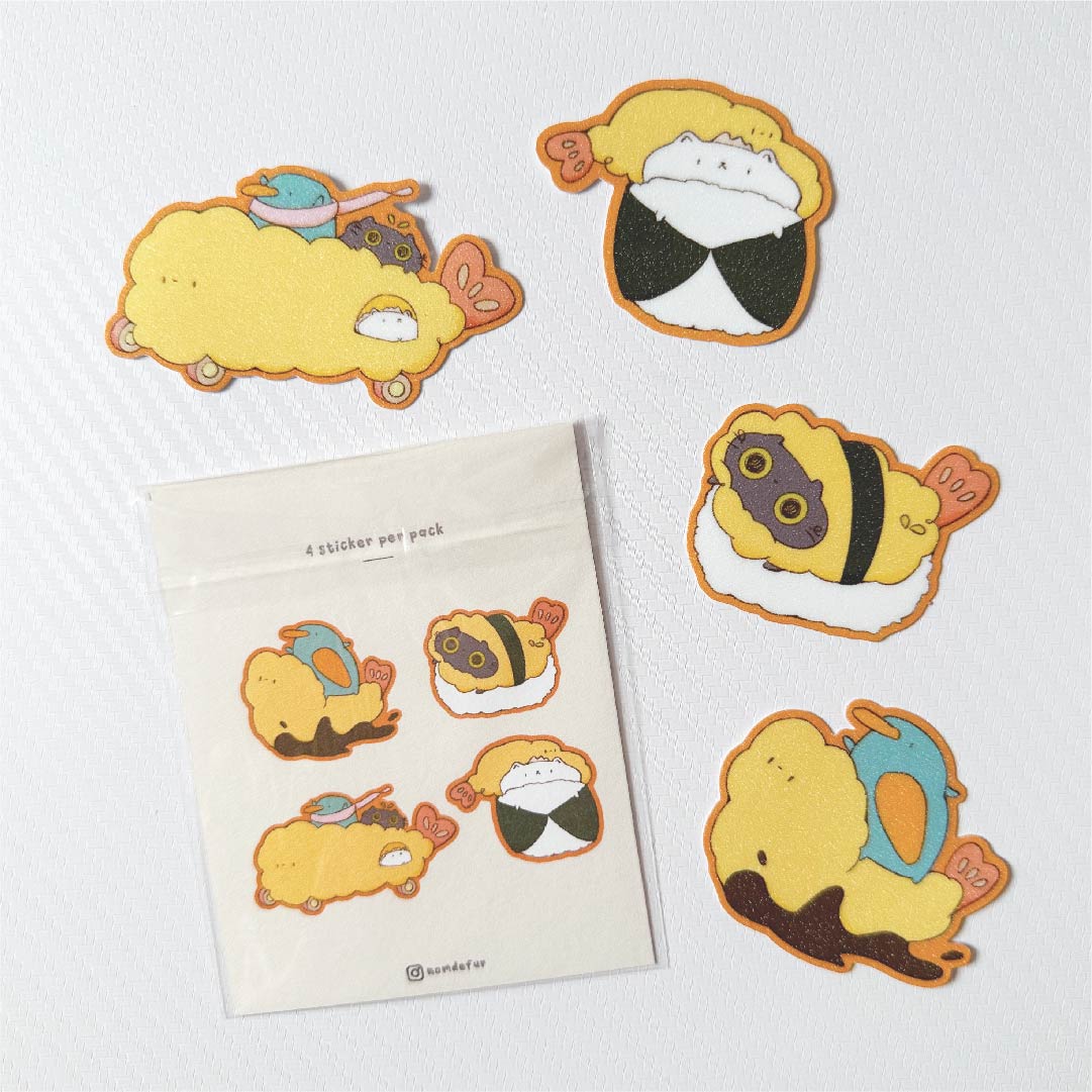 Tempuraww Trio - Sticker Pack – chub.my
