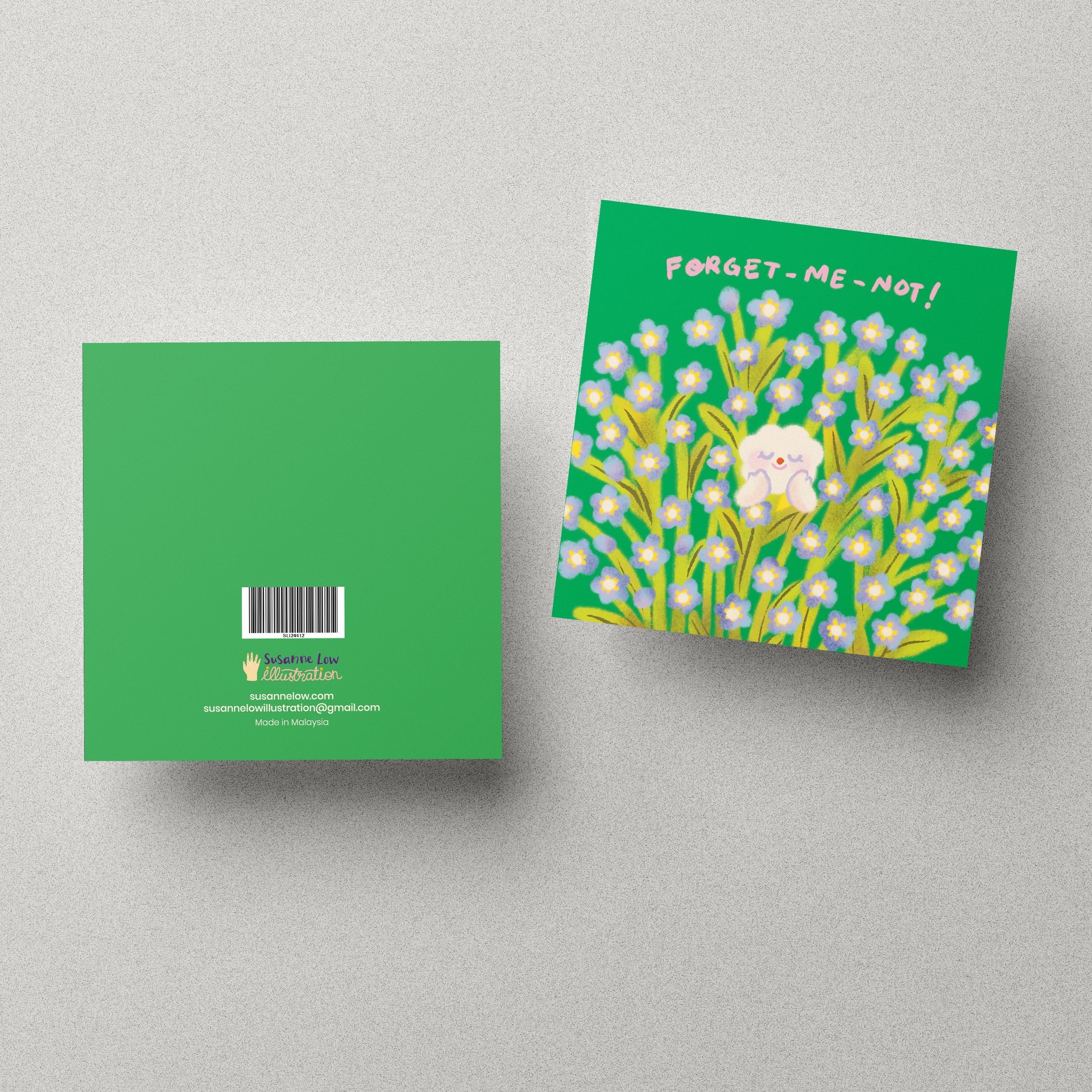 Forget-Me-Not Greeting Card – chub.my
