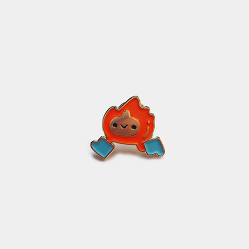 Nothingwejun | Running Charlie Enamel Pin – chub.my