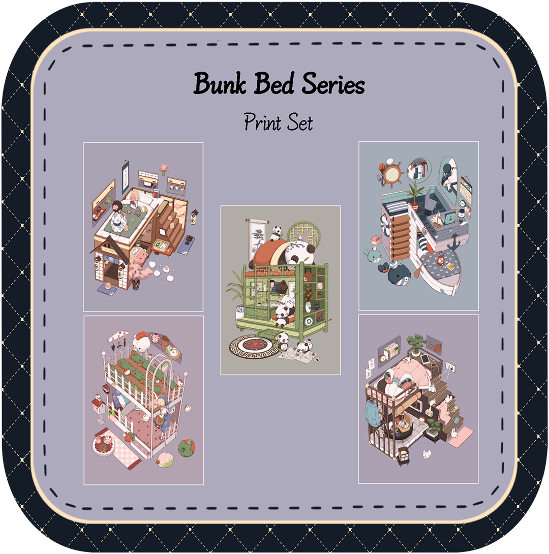 Bunk Bed Series Print Set – chub.my