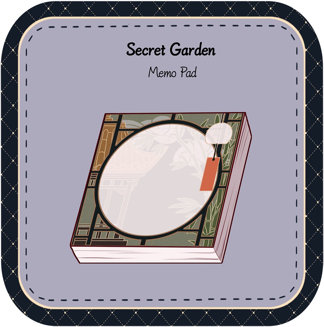 Secret Garden Memo Pad – chub.my
