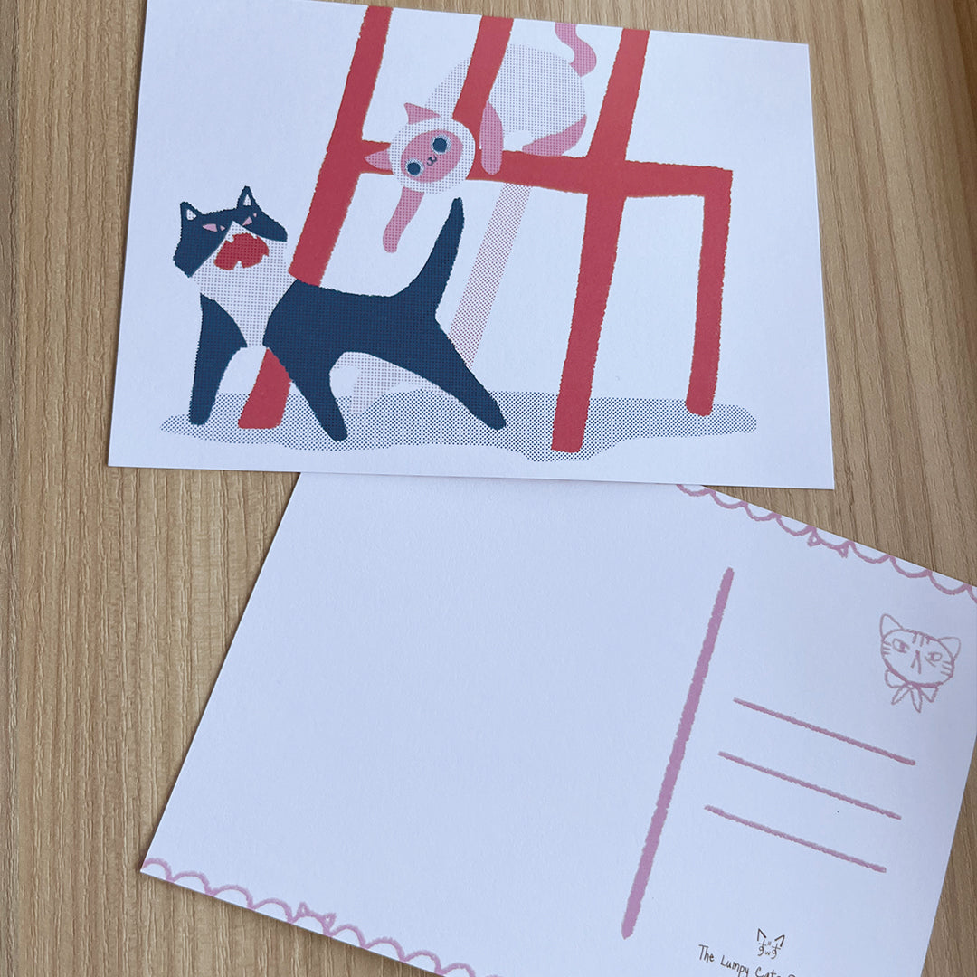 Cat Postcard | chair – chub.my