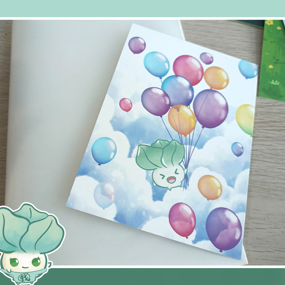 Postcard - Balloon – chub.my