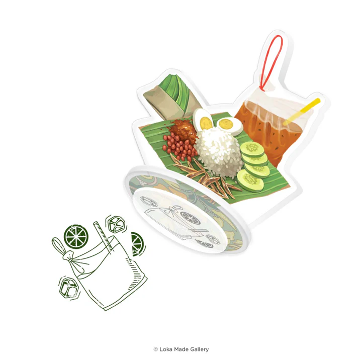 Local Delights 'Flavourful Warung' - Standee Clip Stamp – chub.my