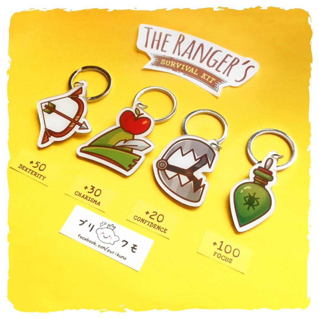 RPG Survival Kit Acrylic Keychain - The Ranger – chub.my