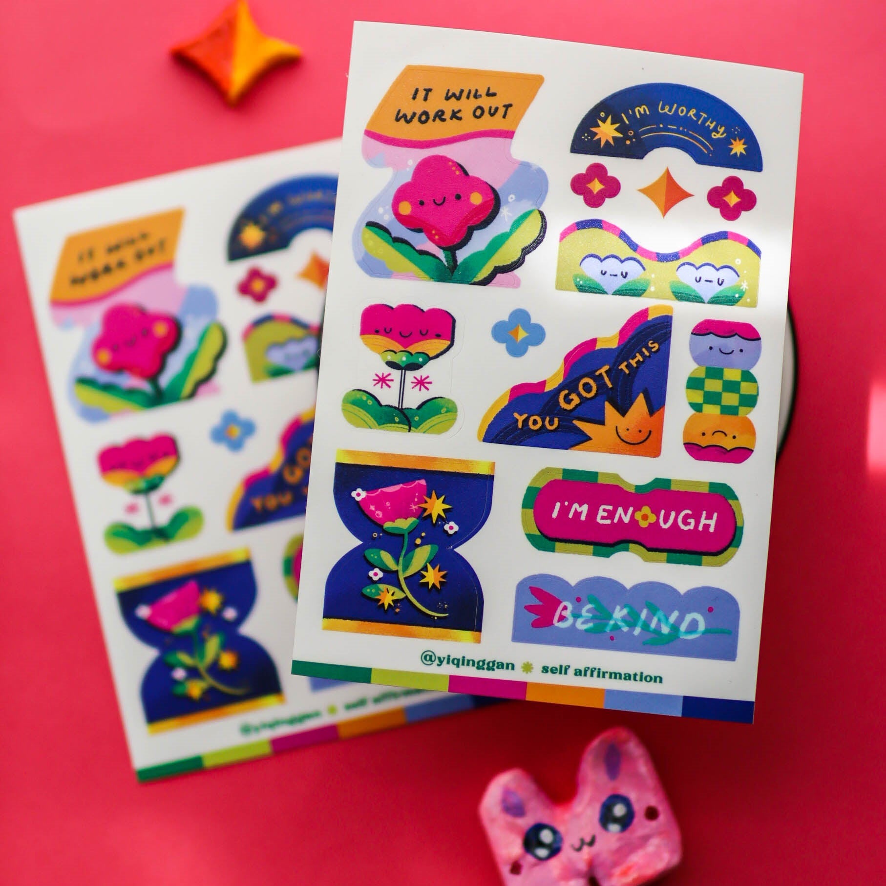 Self Affirmation Sticker Sheet – chub.my