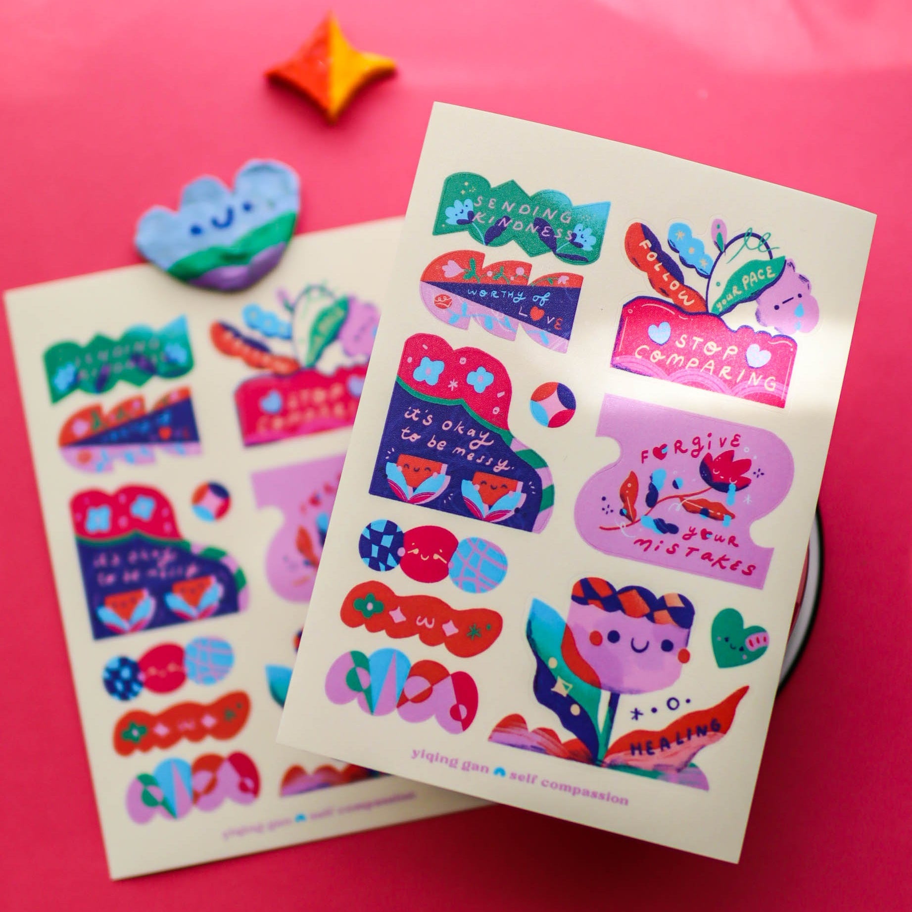 Self Compassion Sticker Sheet – chub.my