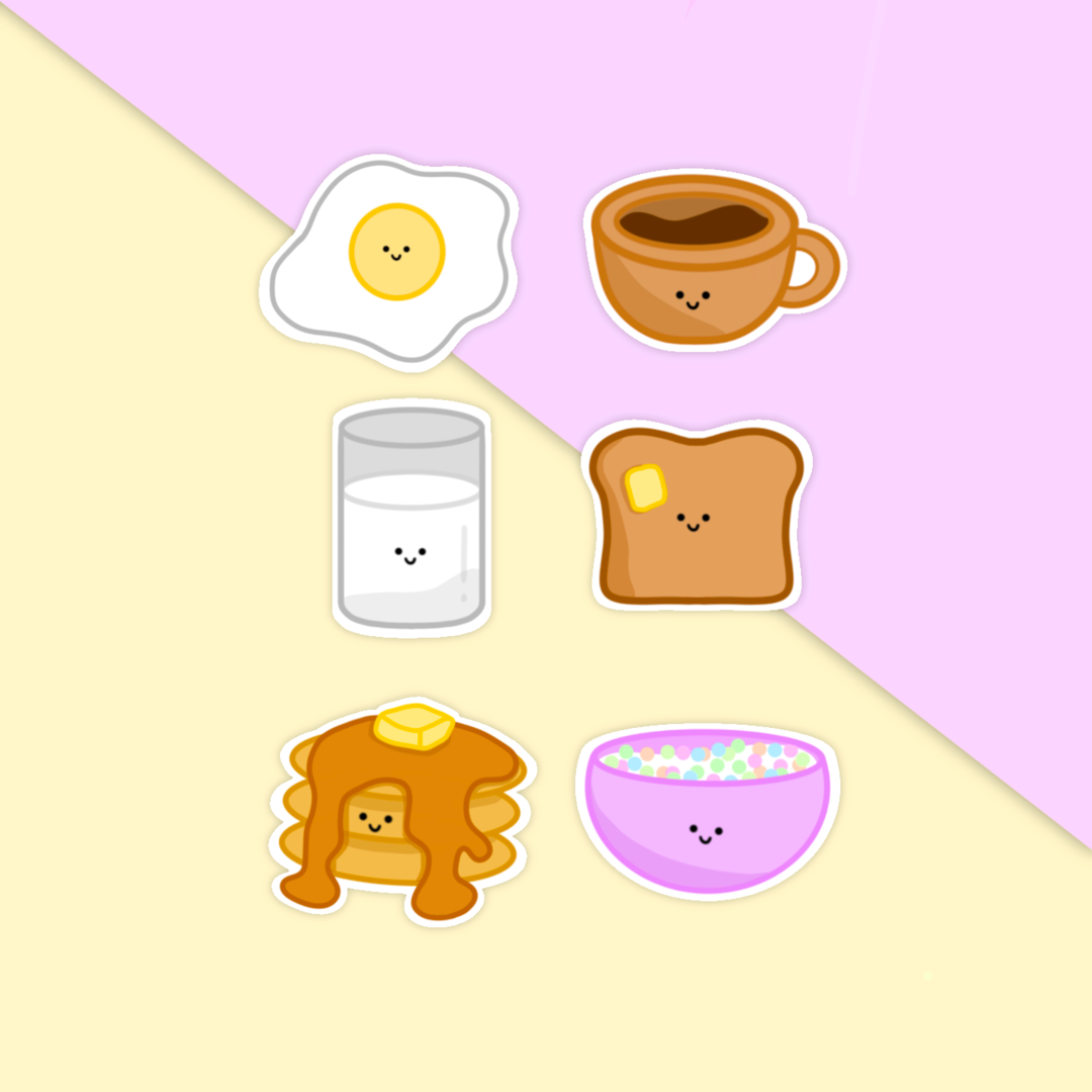 Breakfast Sticker Pack – chub.my