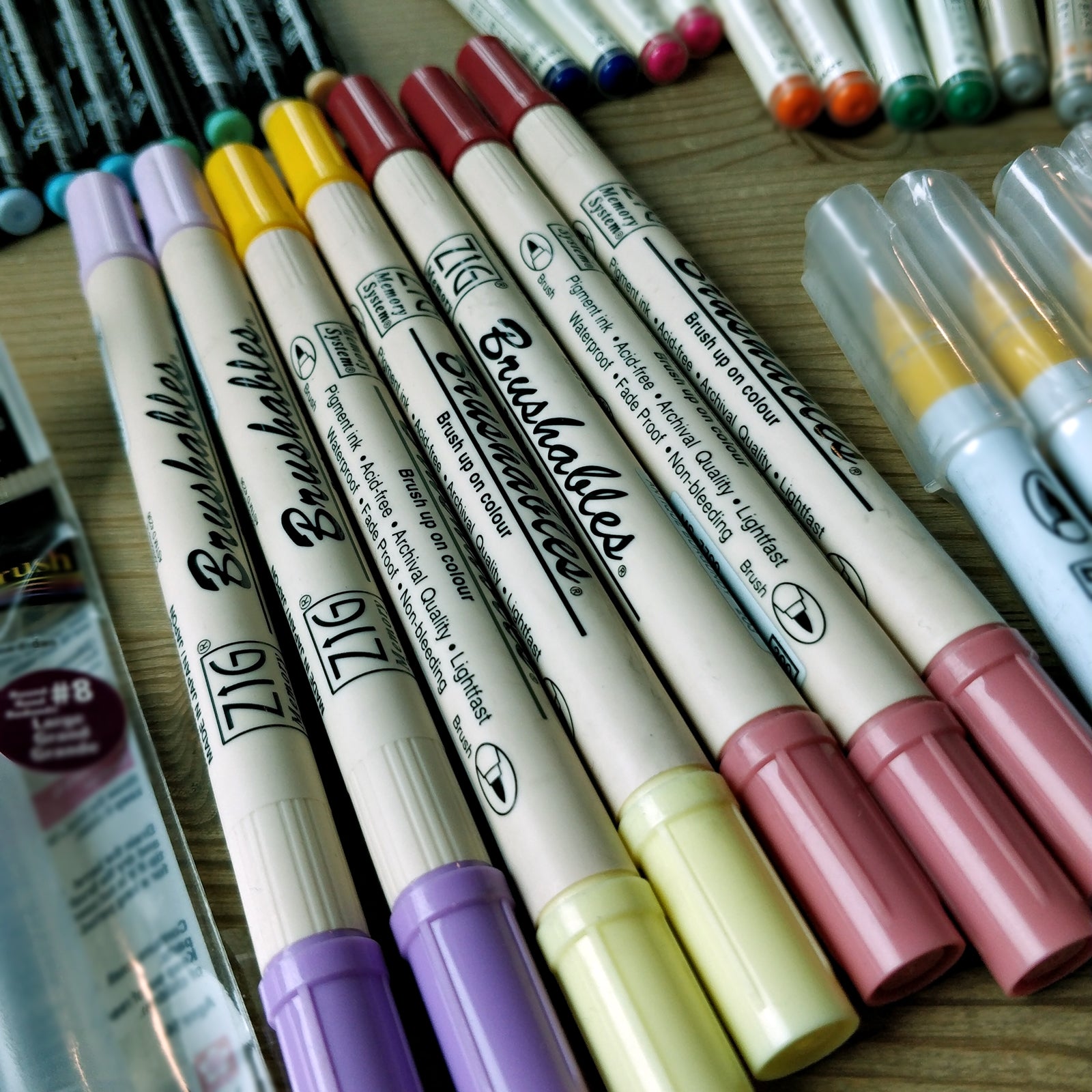 Kuretake ZIG MEMORY SYSTEM BRUSHABLES – chub.my