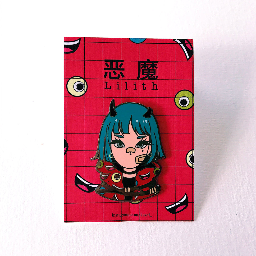 Lilith - Hard Enamel Pin – chub.my