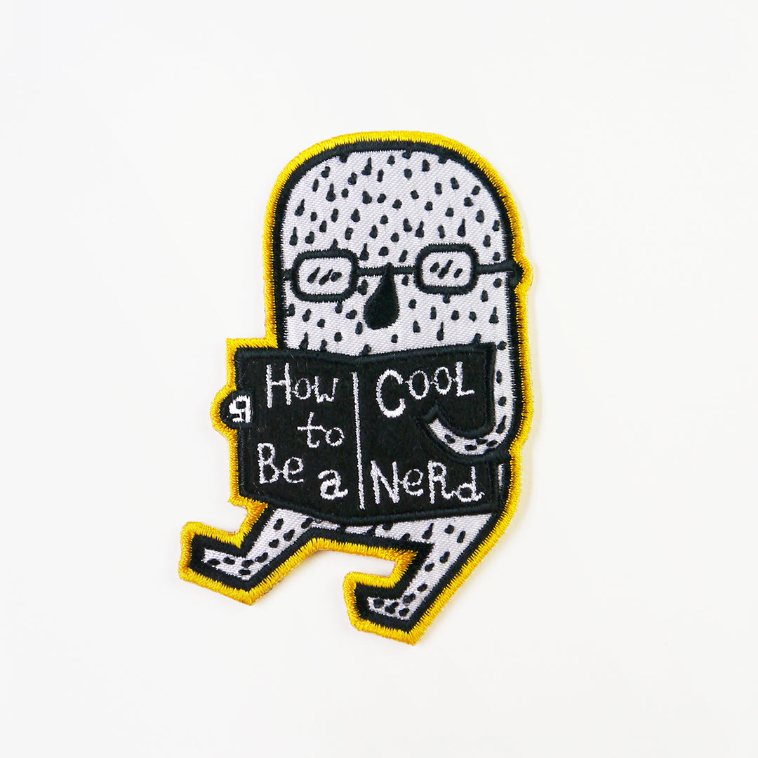 Minifanfan | How To Be A Cool Nerd Iron On Patch – chub.my