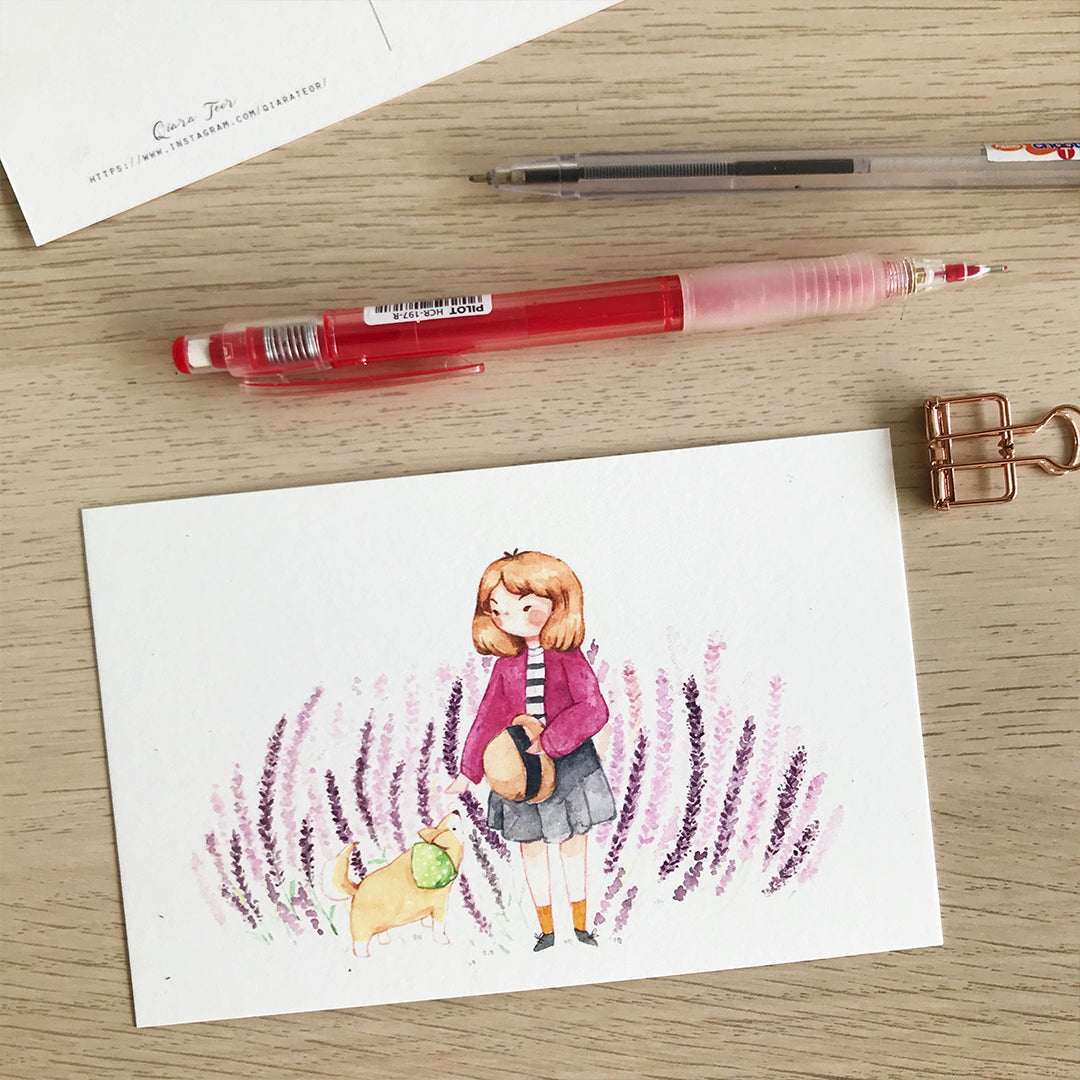 Lavendar Field Postcard – chub.my