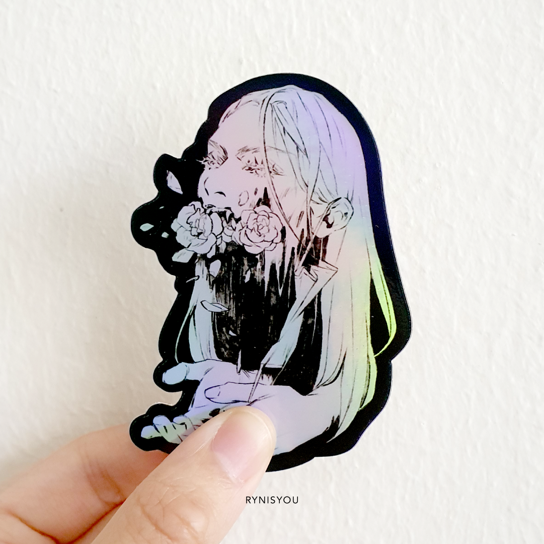 poison Waterproof Holographic Vinyl Sticker – chub.my