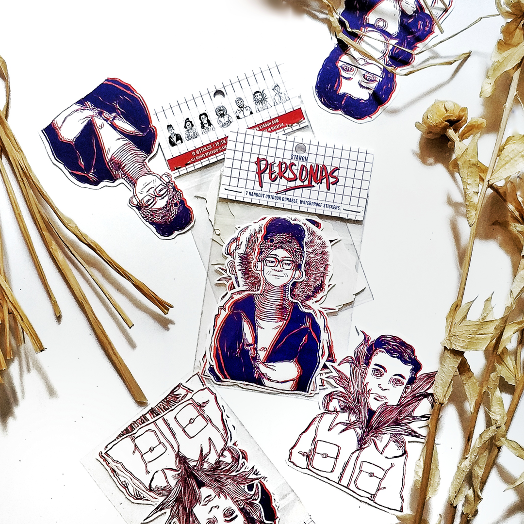PERSONAS Vinyl Sticker Pack – chub.my