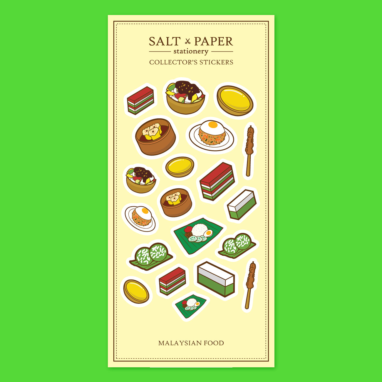 Salt x Paper Sticker - Malaysian Food – chub.my