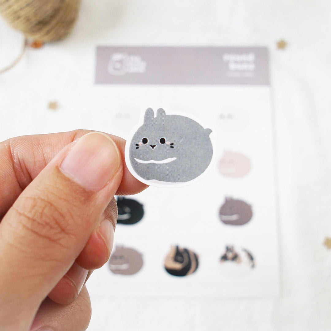 Round Buns – Patterned Buns Sticker Sheet – chub.my