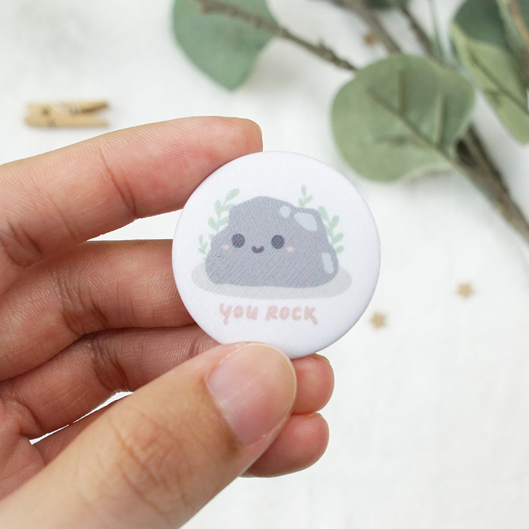 You Rock Button Badge – chub.my
