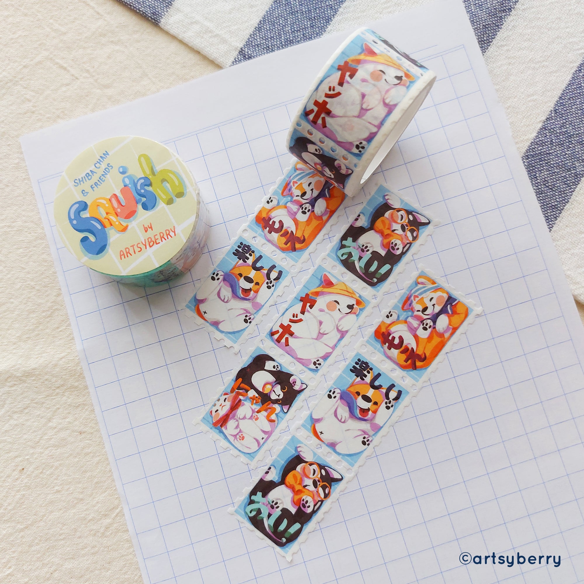 Stamp Washi Tape // Squish – chub.my