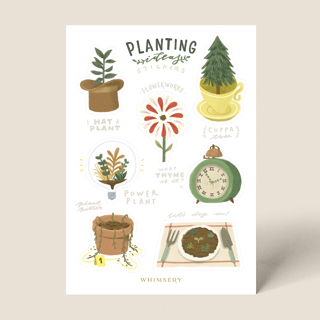 Planting Ideas Sticker Sheet – chub.my