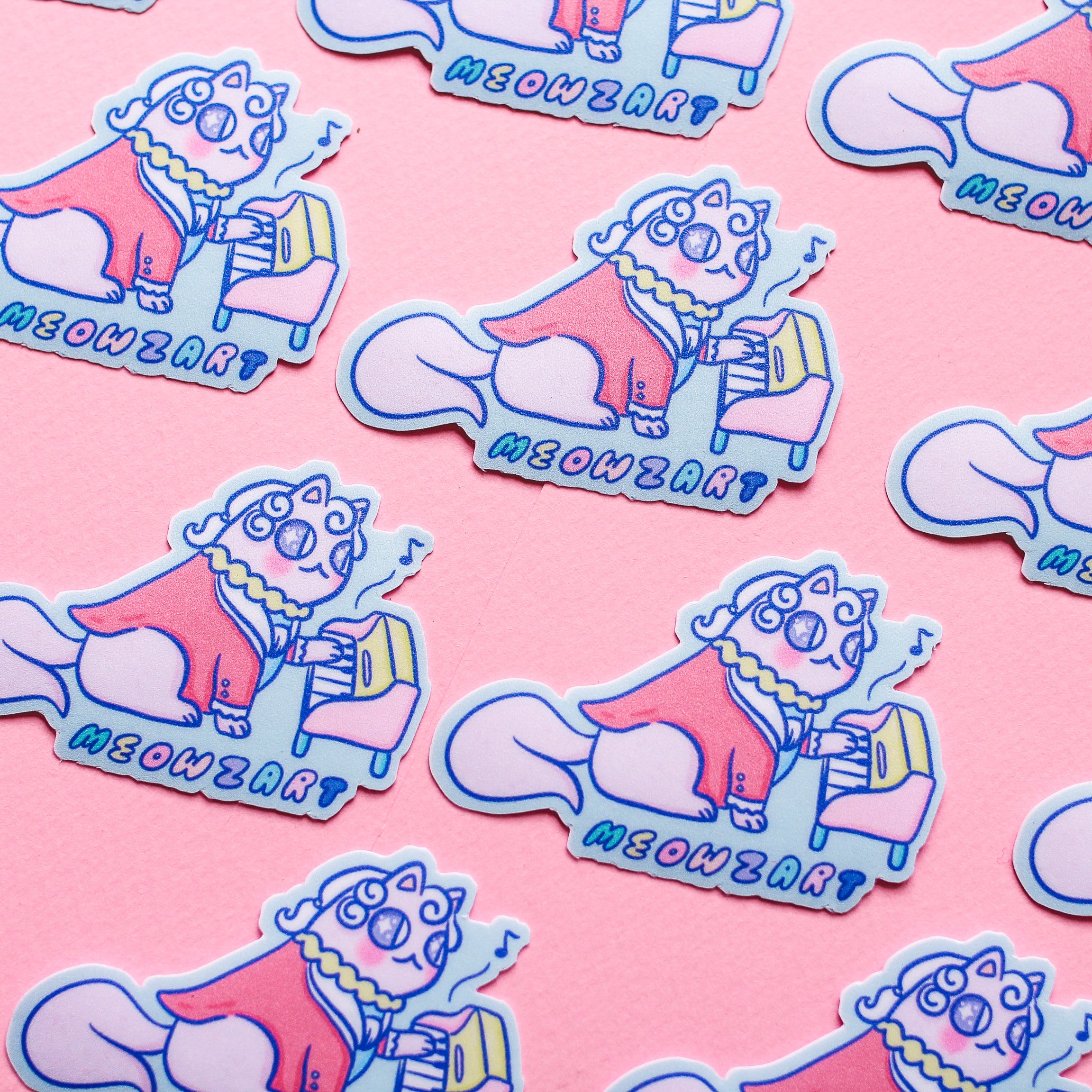 Meowzart Vinyl Sticker – chub.my