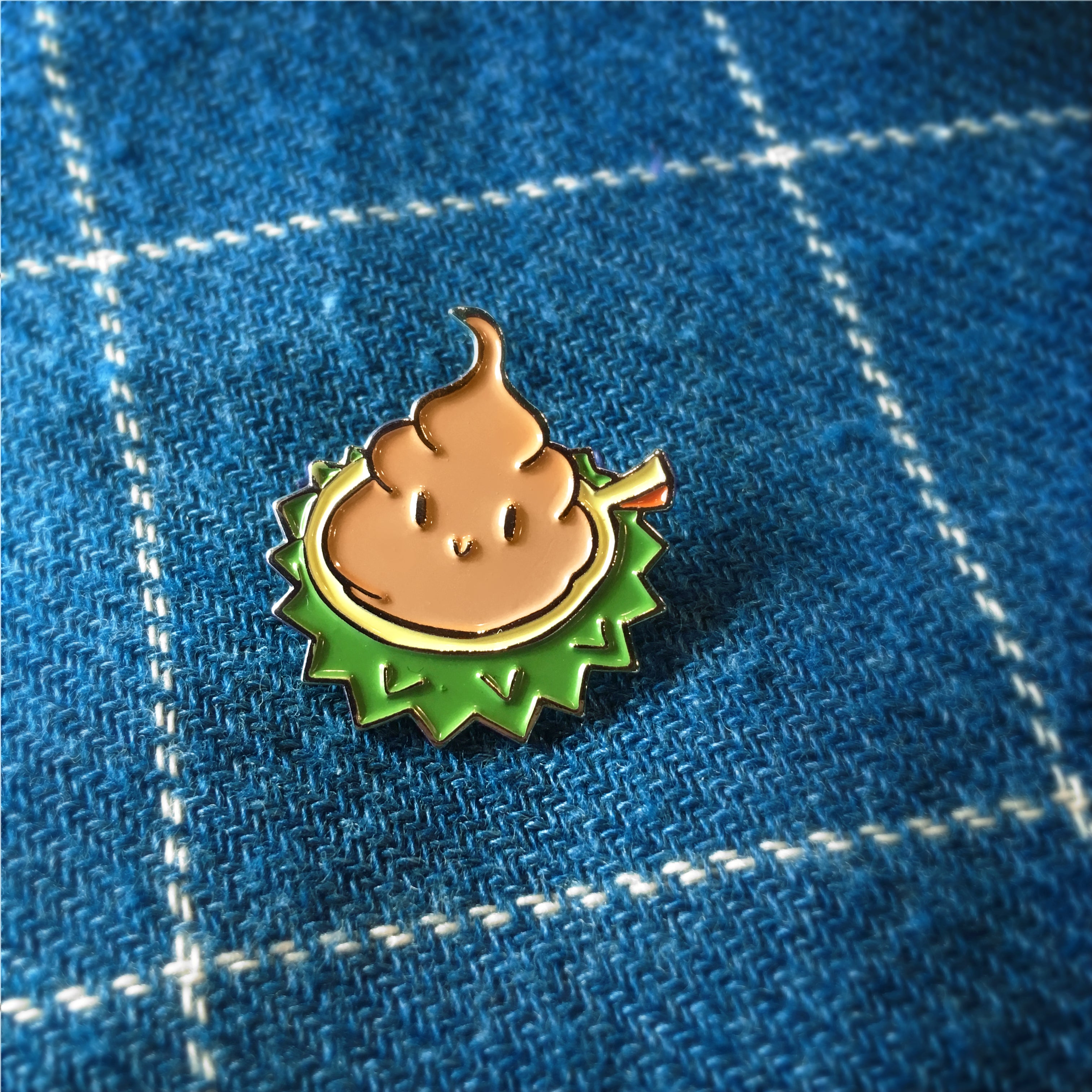 Durian Enamel Pin – chub.my