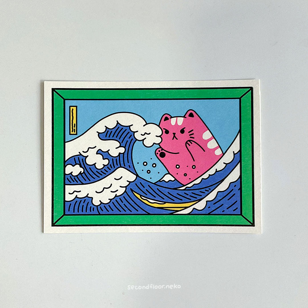 secondfloor.neko | Catto Art Gallery Postcard - Great Meow – chub.my