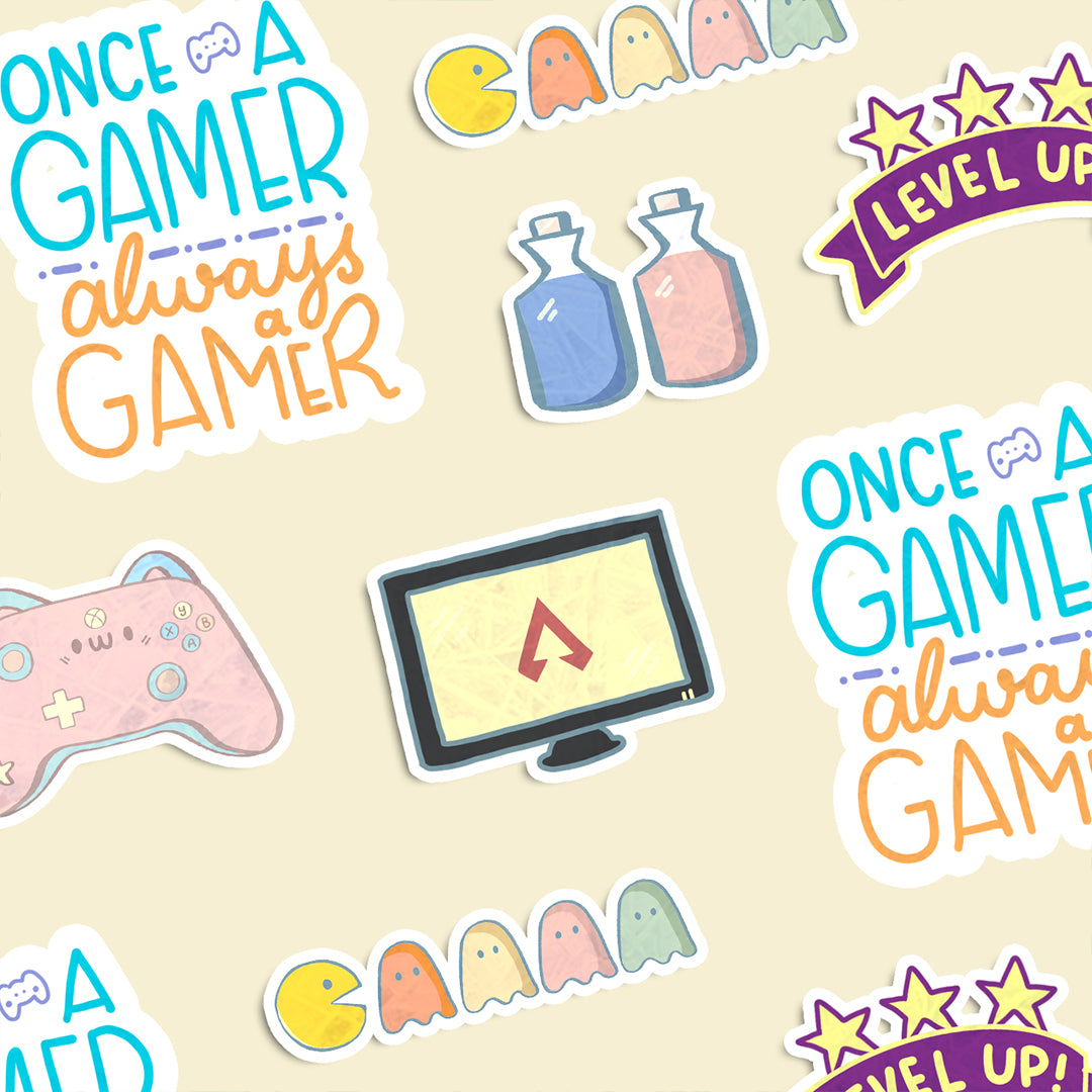 Gamer Stickers (Pack of 6) – chub.my