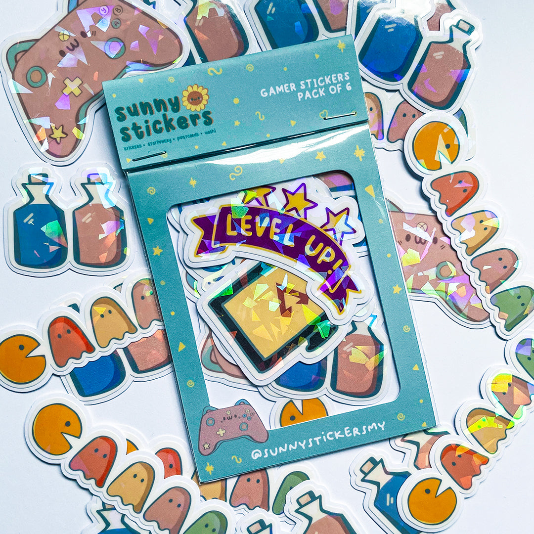 Gamer Stickers (Pack of 6) – chub.my